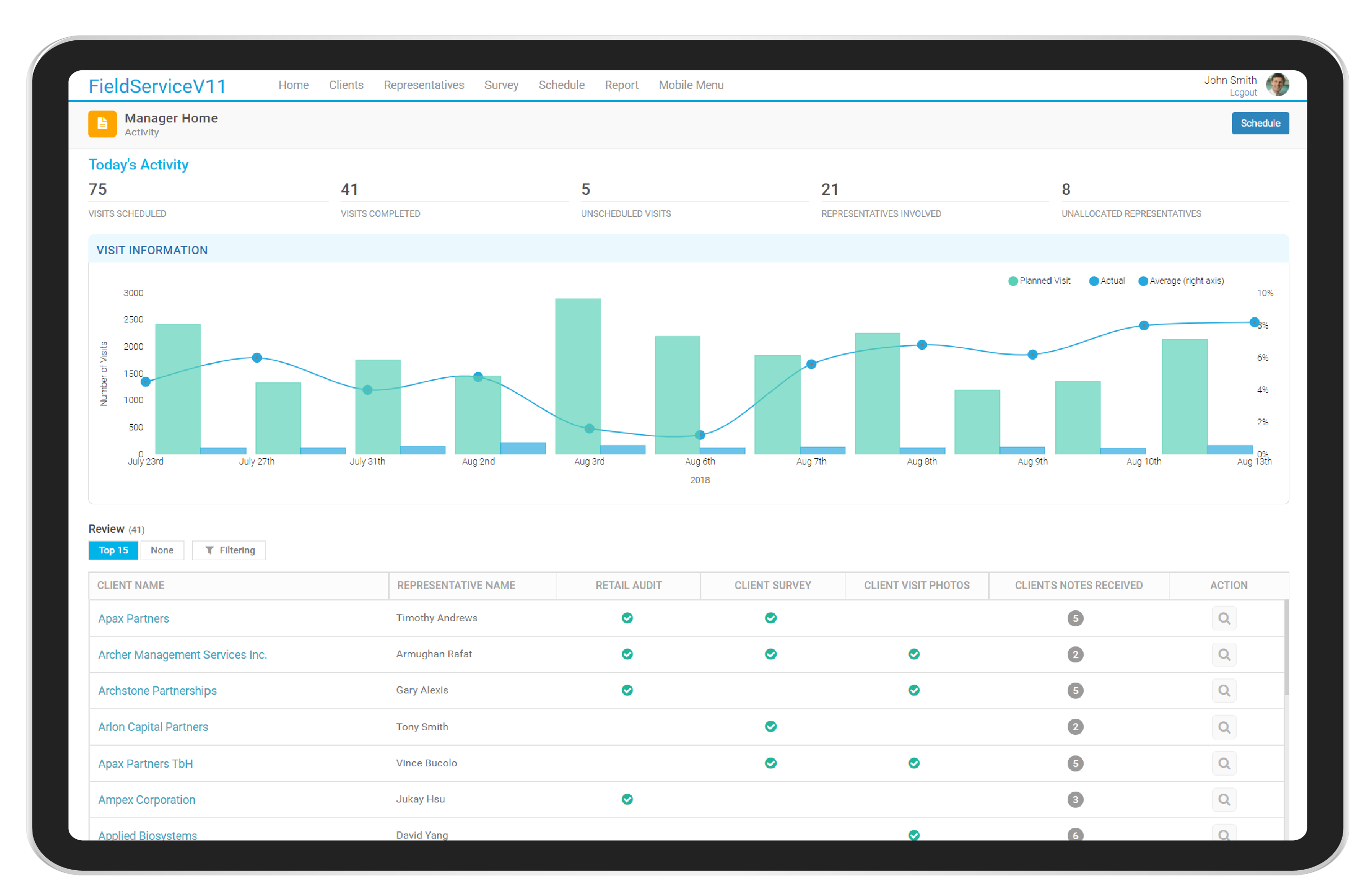 Field Sales Software | bMobile Route Software